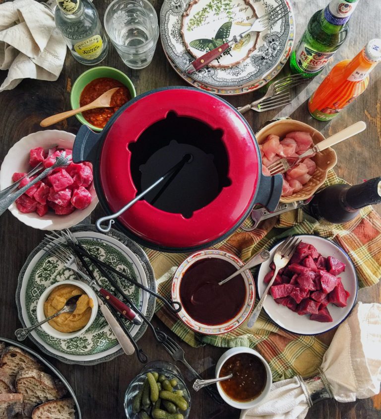 An Unforgettable Fondue Party | The Lemon Apron