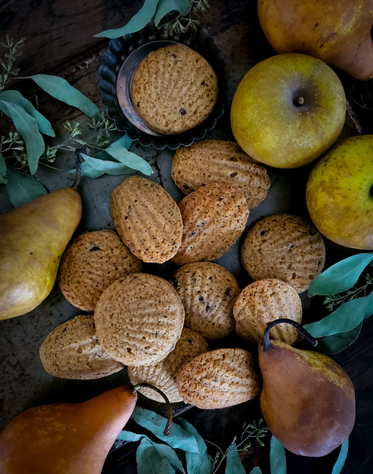 Chestnut Cream Chai Madeleines | The Lemon Apron