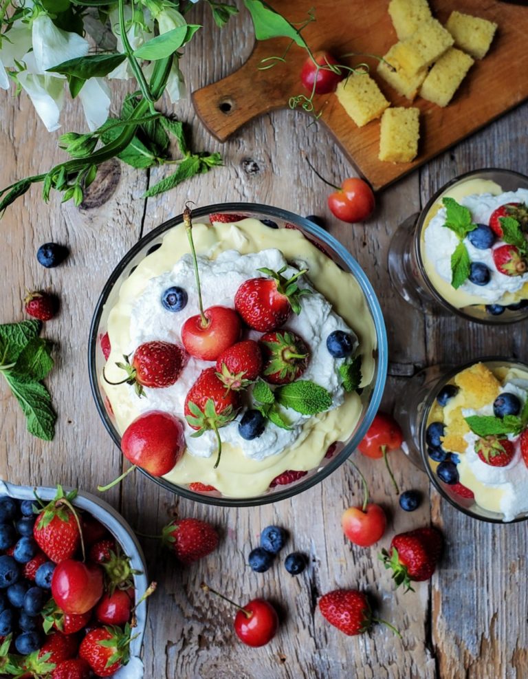 Summer Trifle with Berries | The Lemon Apron