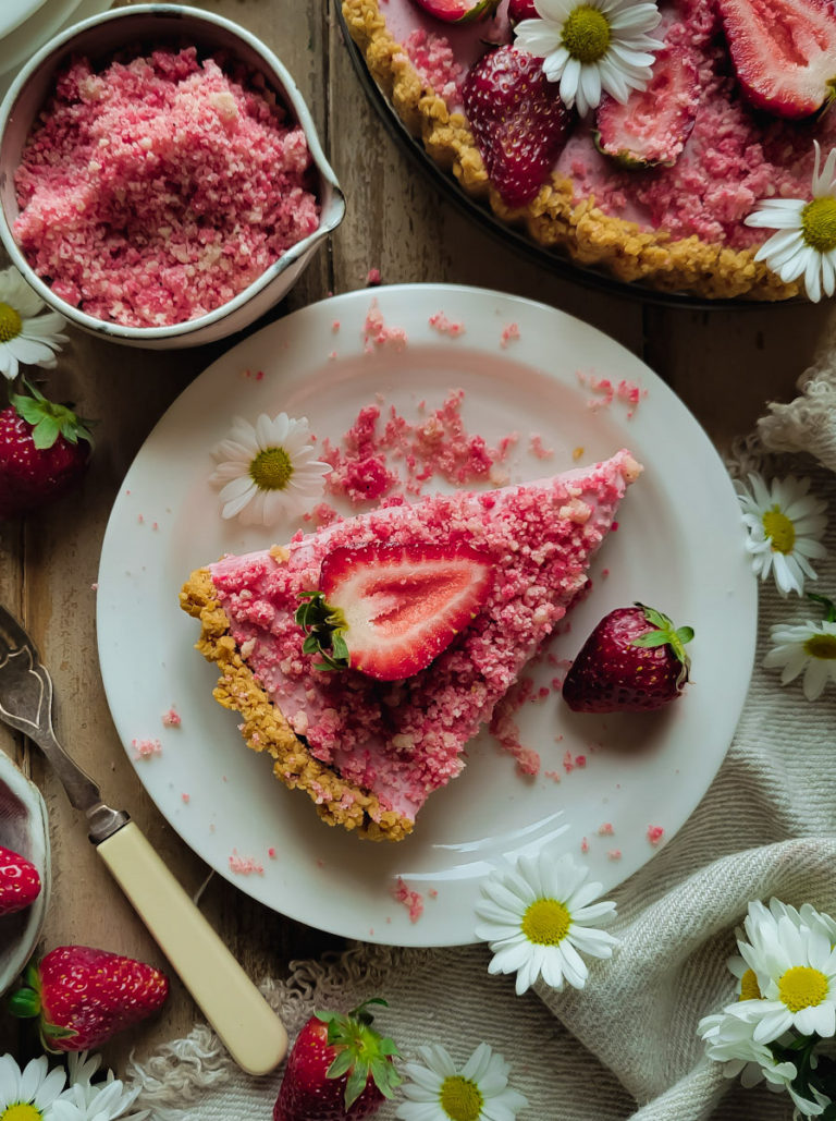 Strawberry Shortcake Mousse Tart | The Lemon Apron