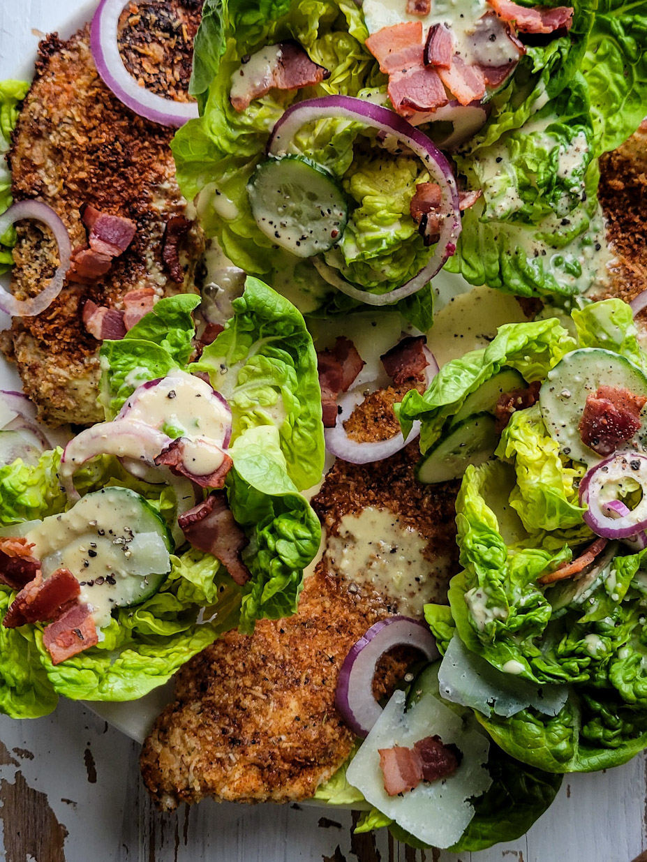 caesar salad chicken parm 7