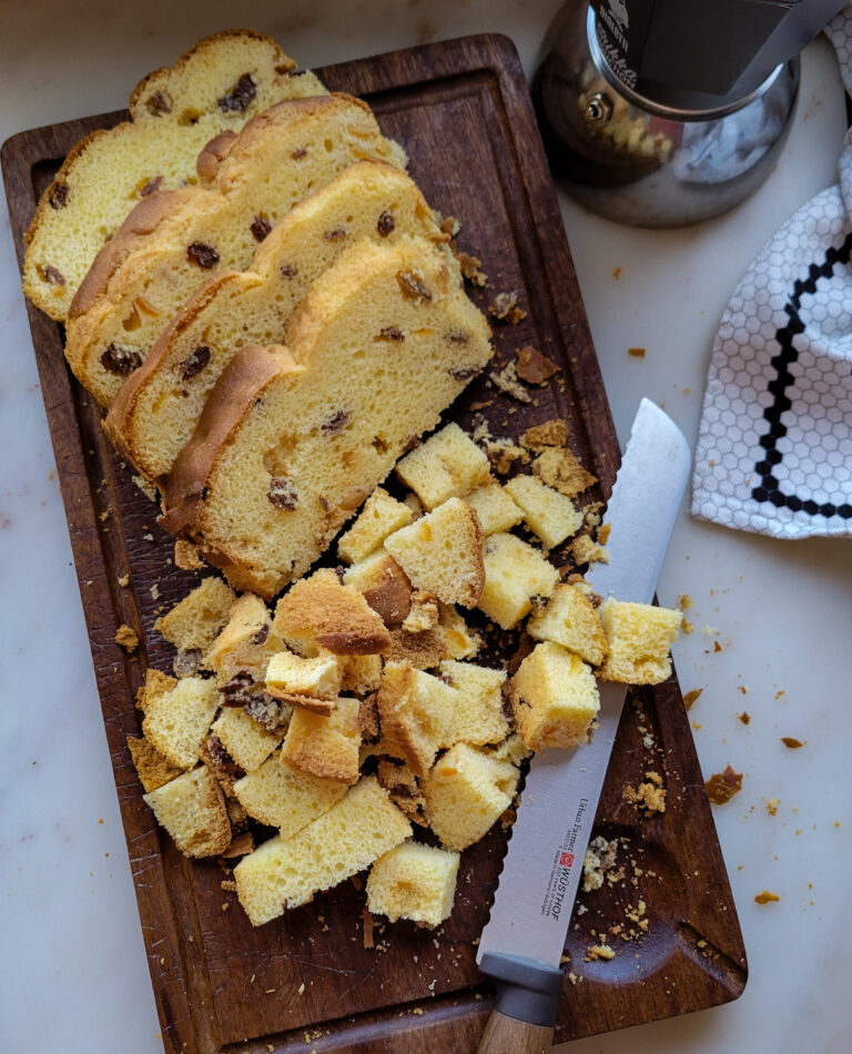 Panettone Bread Pudding with Citrus Compote | The Lemon Apron