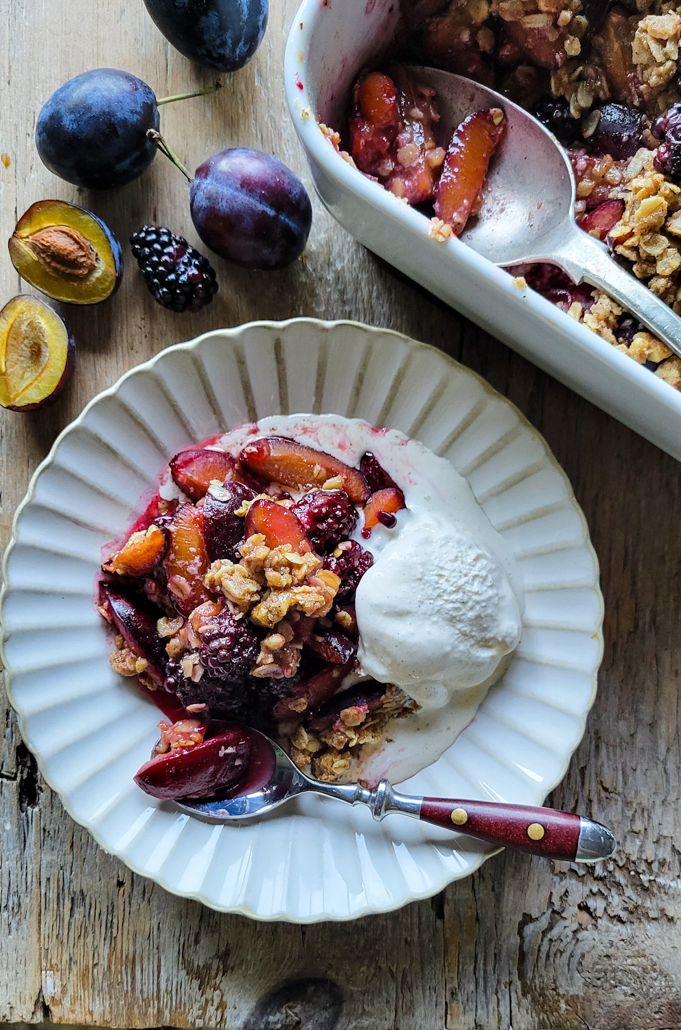 Plum Crisp 5 - The Lemon Apron